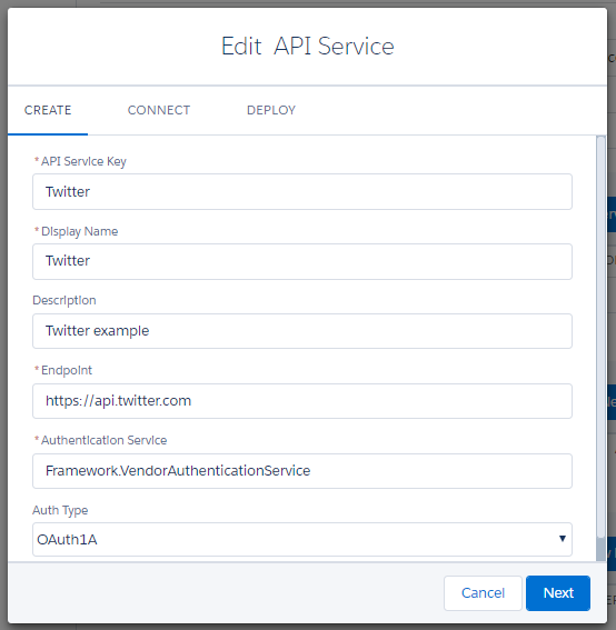 Setting Up a New API Service